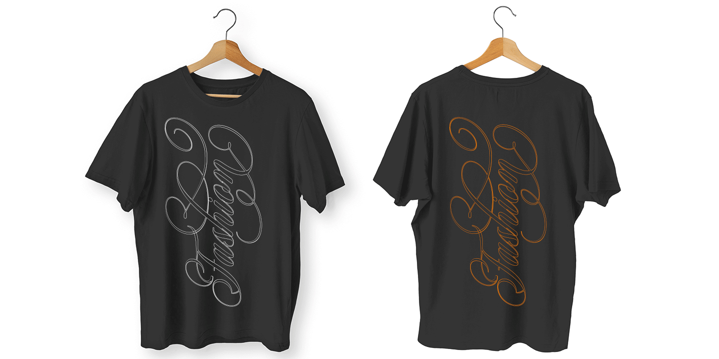 Bridgerton Outline Font