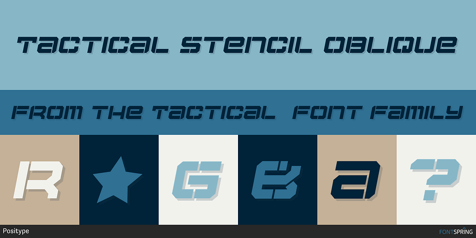 Tactical Font