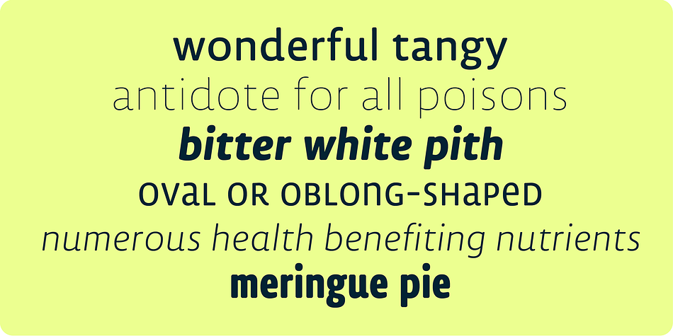Lemon Sans Rounded Font