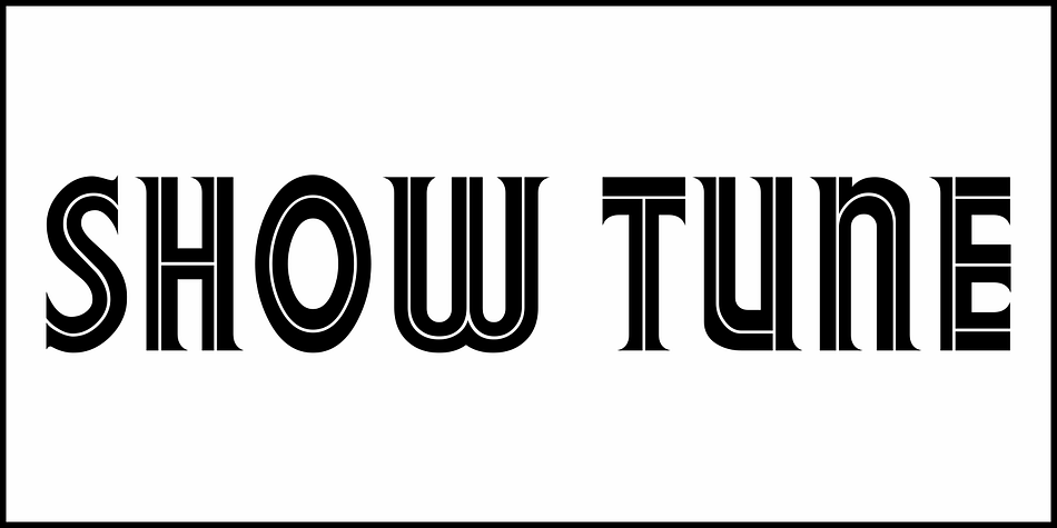 Show Tune JNL Font