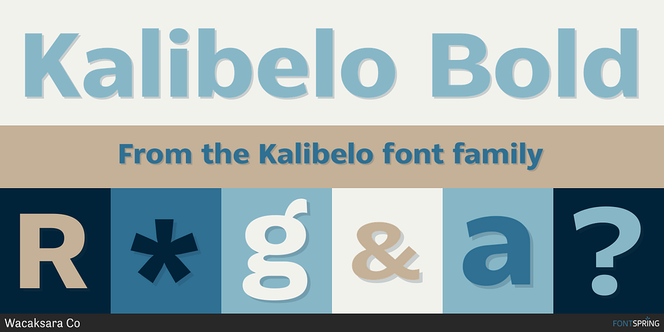 Kalibelo Bold Font