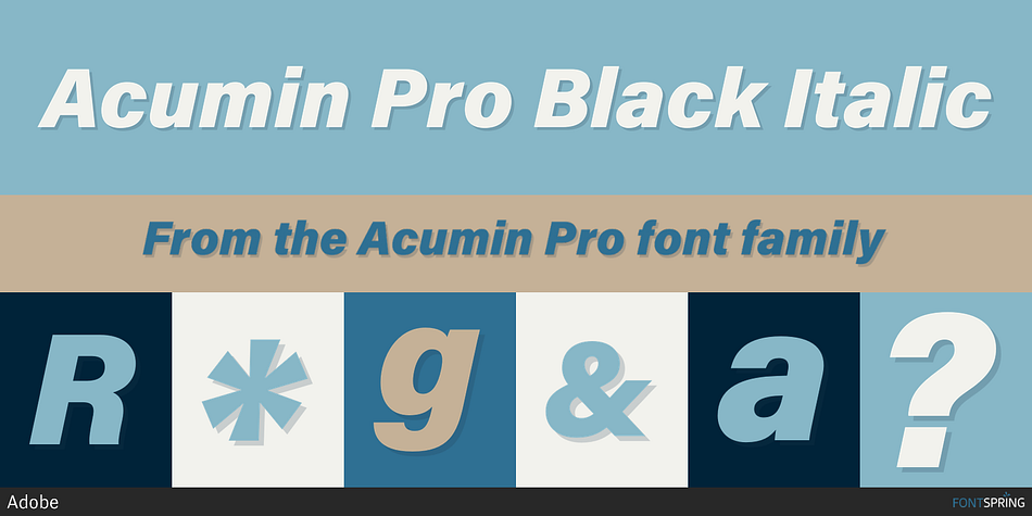 Acumin Pro Font