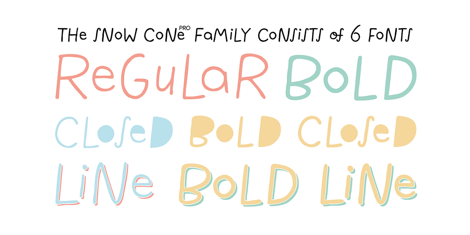 Snow Cone Pro Font