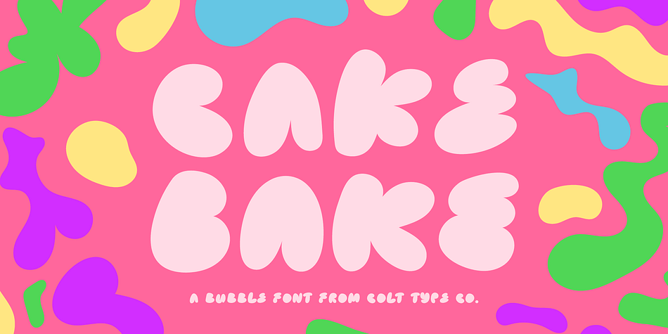 Cake Bake Font Family by wearecolt - Fontspring
