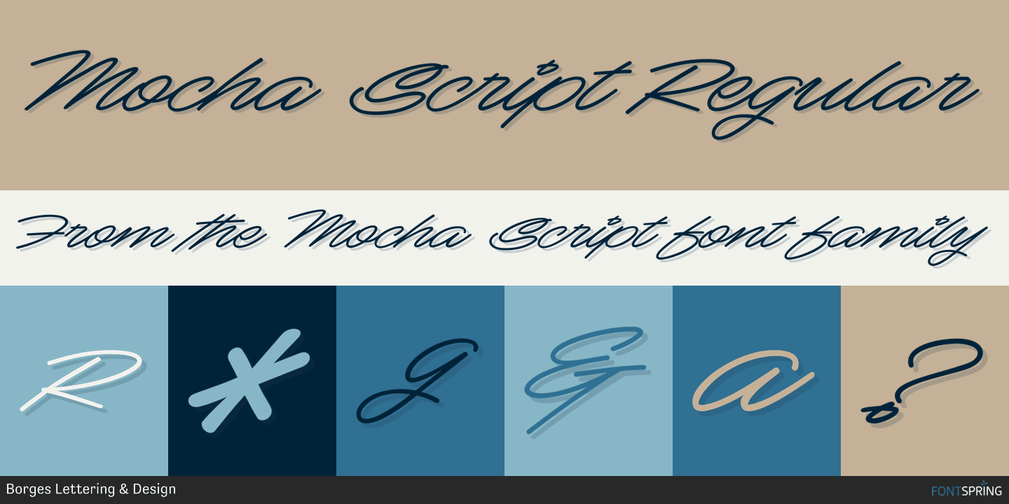 Mocha Script Font