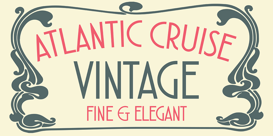 Atlantic Cruise Font
