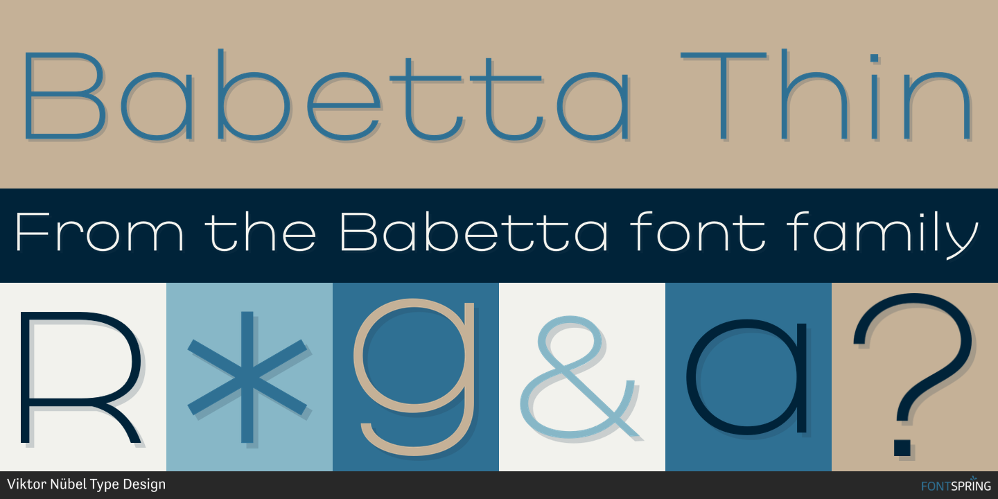 Fonts similar to Babetta