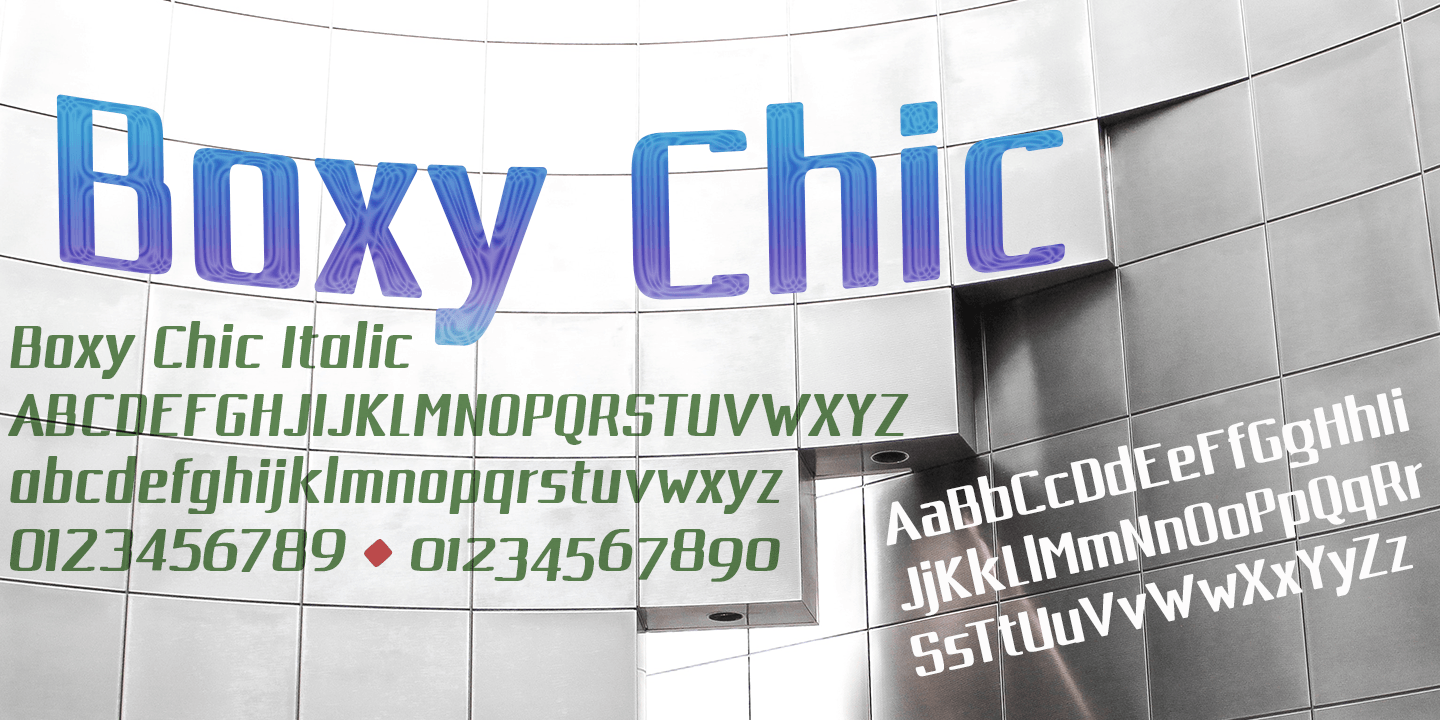 Boxy Font
