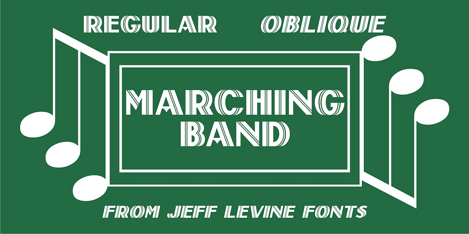 Marching Band JNL Font