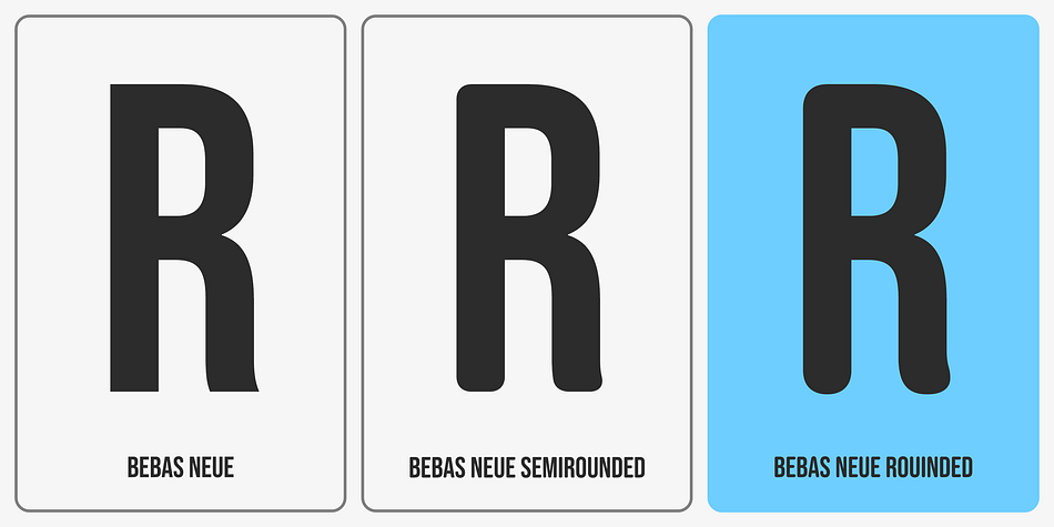 Bebas Neue Rounded Font