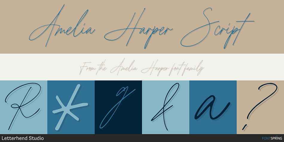 Amelia Harper Script Font