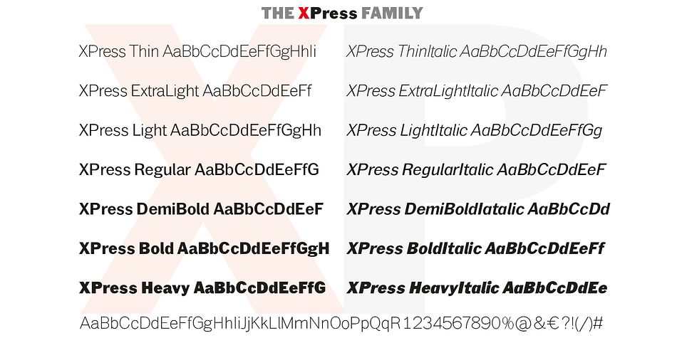 XPress Font | Fontspring