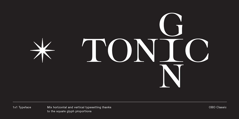 OBO Classic Font
