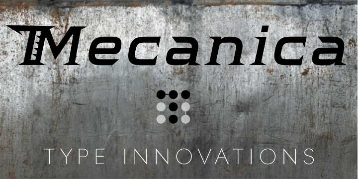 Mecanica Family by Type Innovations - Fontspring