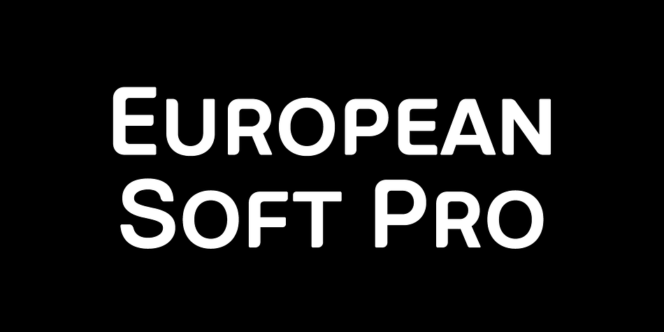 European Soft Pro Font