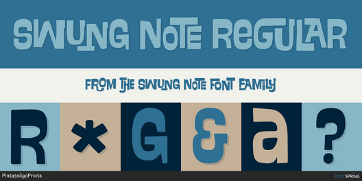 Fonts similar to Swung Note
