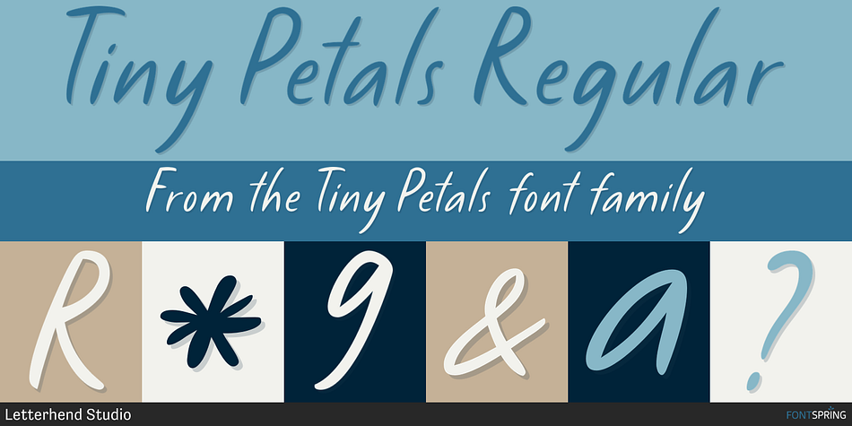 Tiny Petals Regular Font