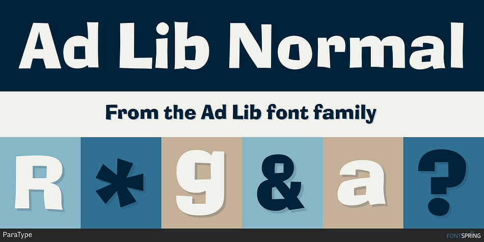 Ad Lib Font