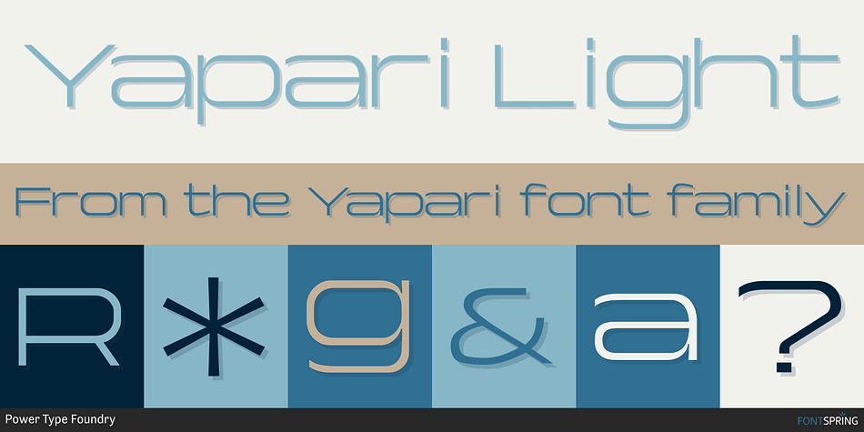 Yapari Light Font