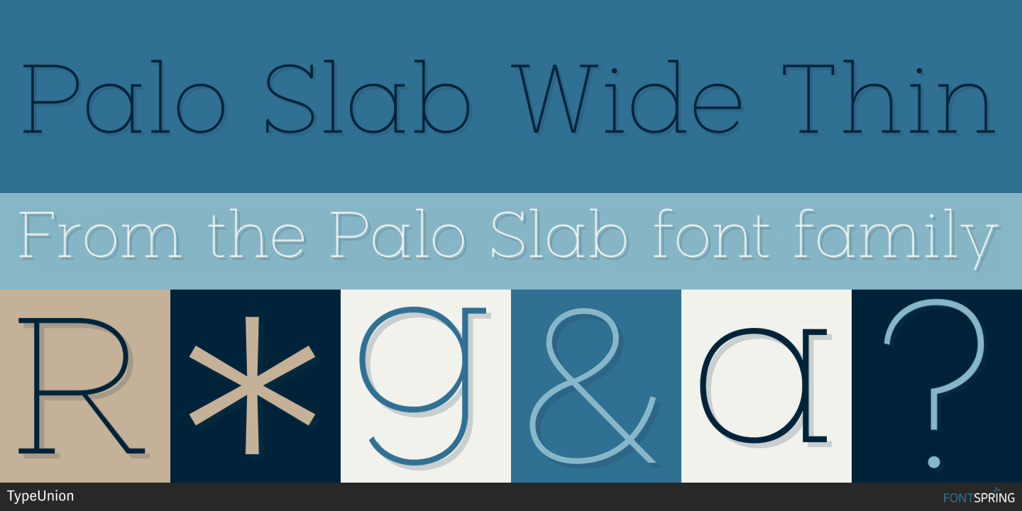 Palo Slab Wide Font