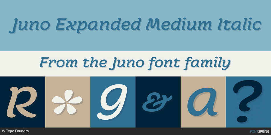 Juno Expanded Font