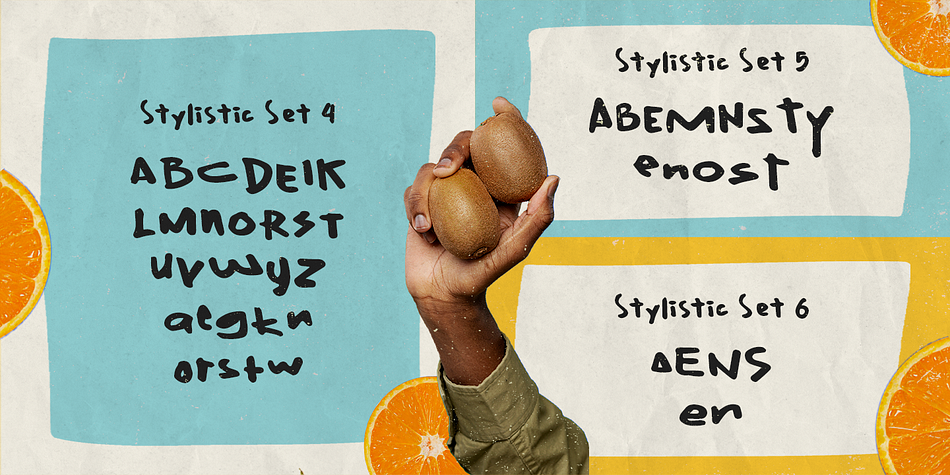 Pineapple Shadow Typeface Font