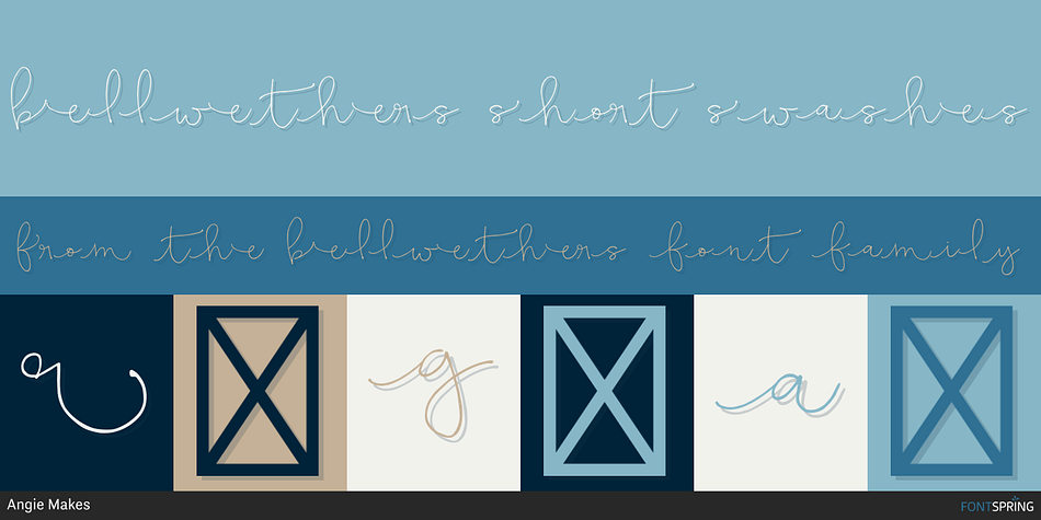 Bellwethers Short Swashes Font