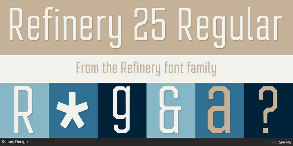 Refinery 25 Regular Font