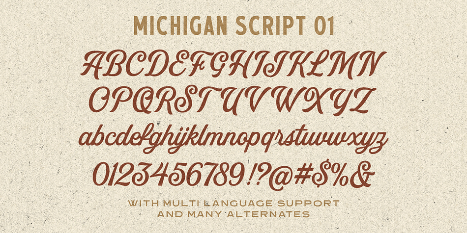 Michigan Font