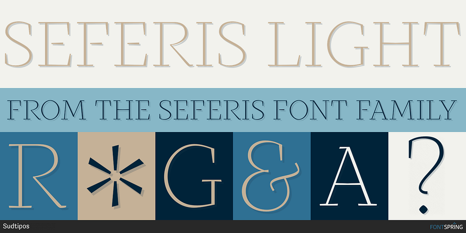 Seferis Light Font