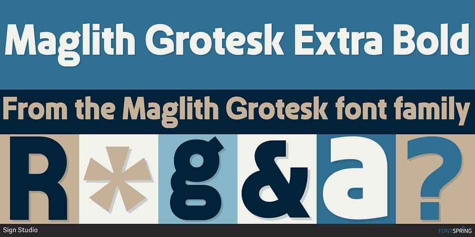 Maglith Grotesk Extra Bold Font