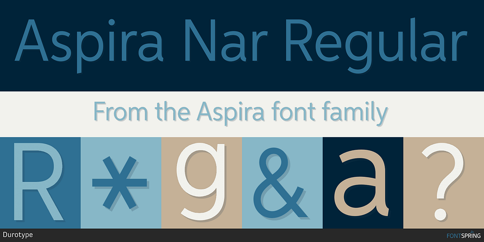 Aspira Nar Regular Font
