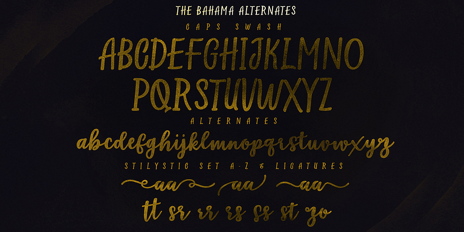 Bahama Script Font