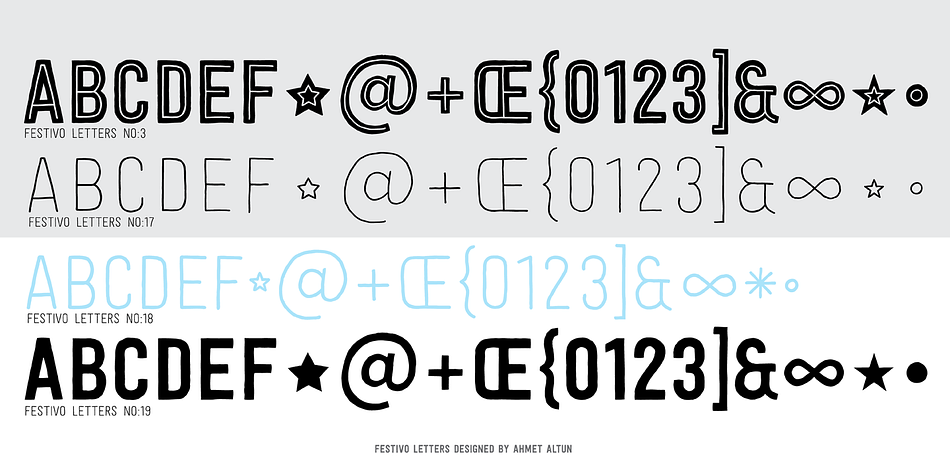 Festivo Letters Font