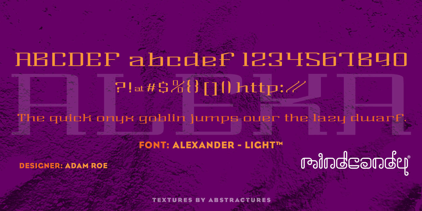 Alexander™ Font