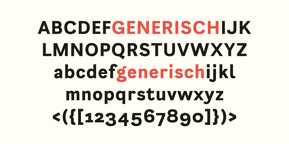 Generisch Font | Fontspring