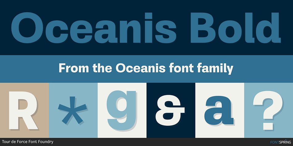 Oceanis Bold Font