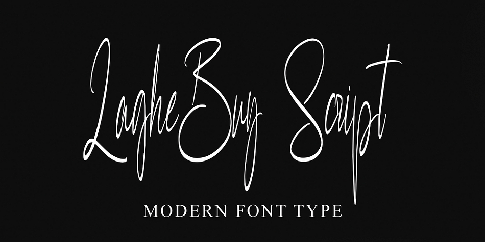 LagheBuy Script Font
