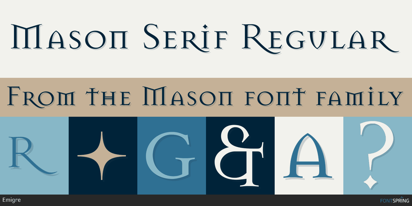 Mason Serif Font