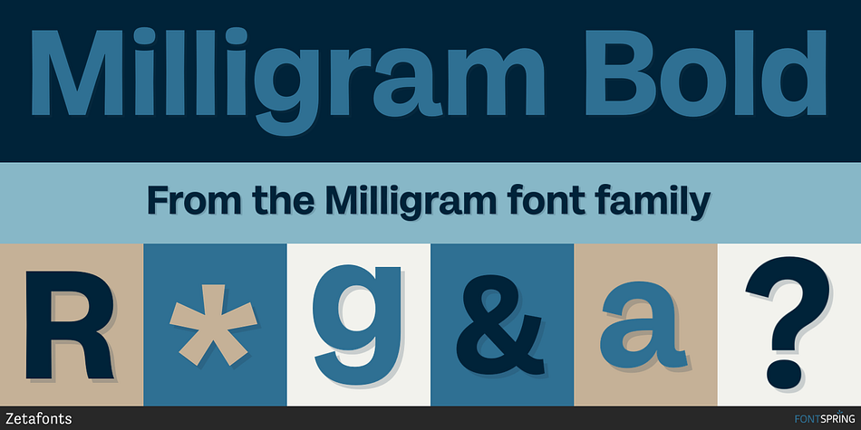 Milligram Regular Font