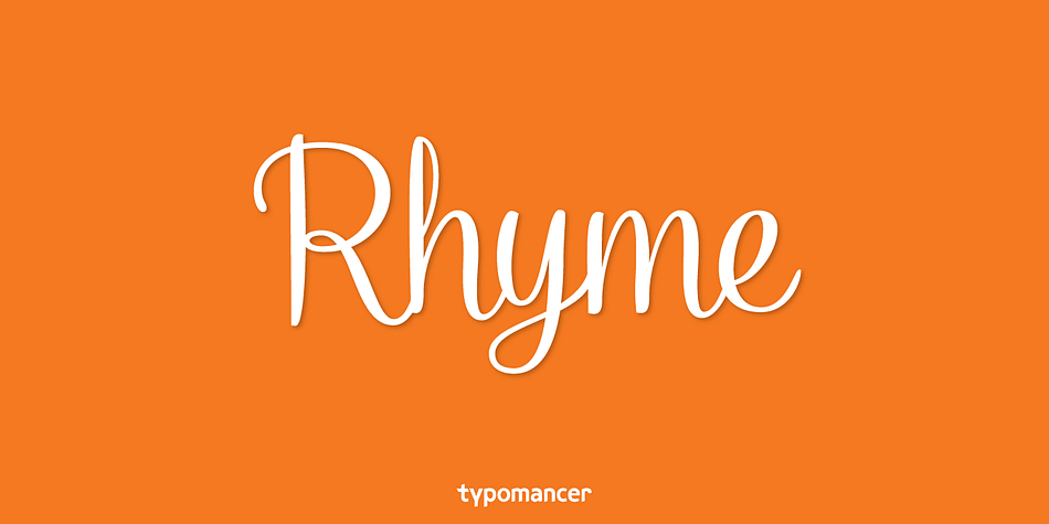 Rhyme Font Family by Typomancer - Fontspring