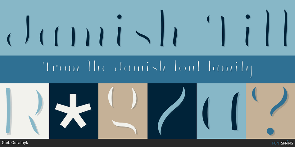 Jamish Fill Font