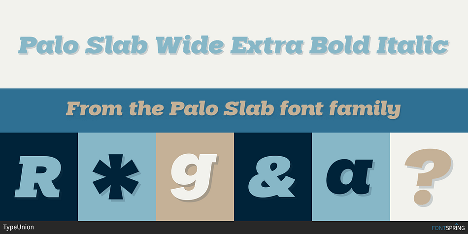 Palo Slab Wide Font