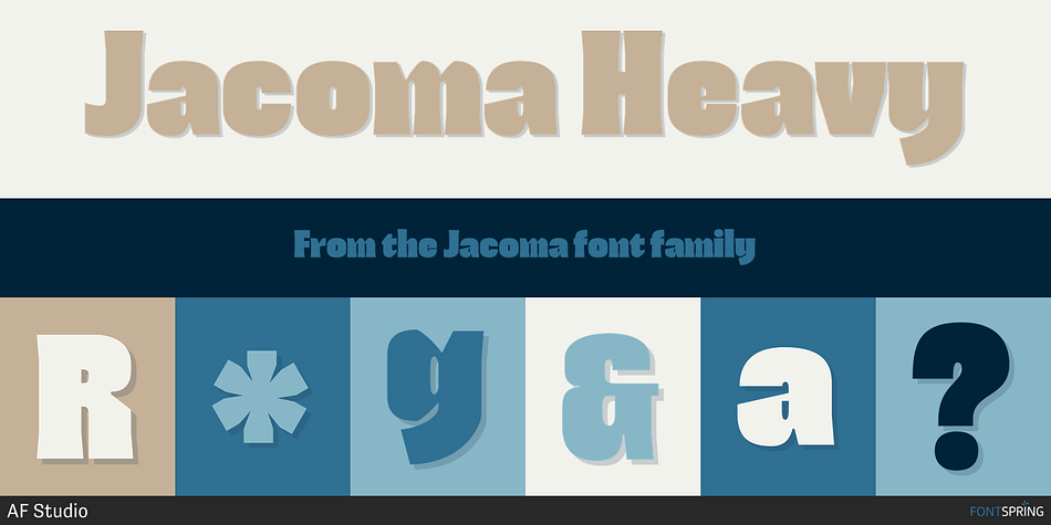 Jacoma Heavy Font