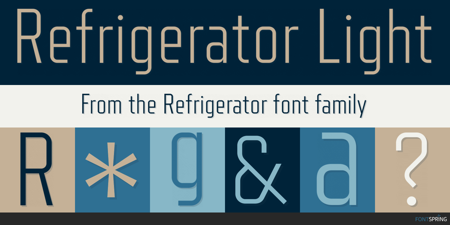 Fonts similar to Refrigerator