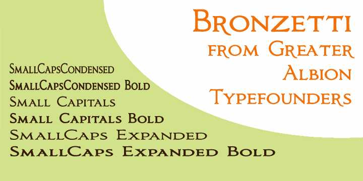 Bronzetti Font