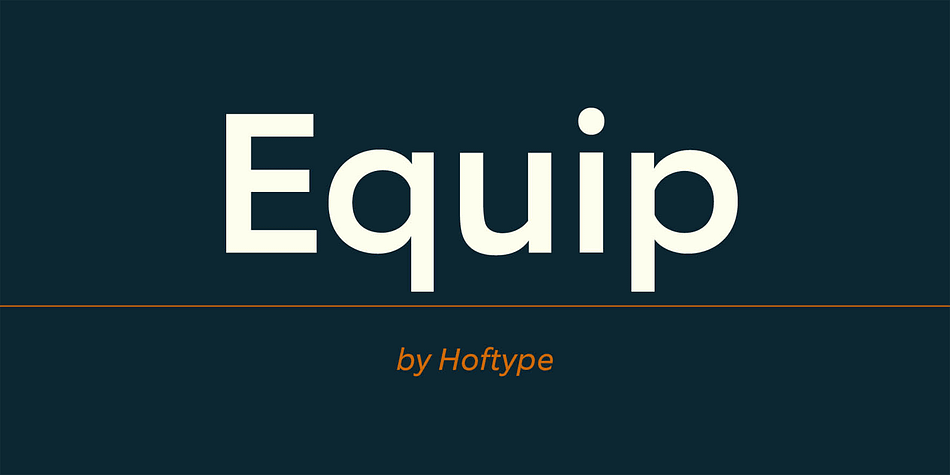 Equip Font Family by Hoftype - Fontspring