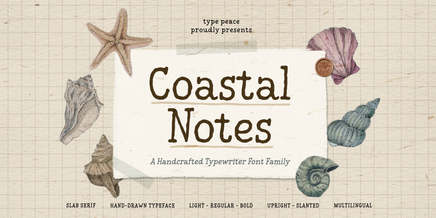 Coastal Notes Font
