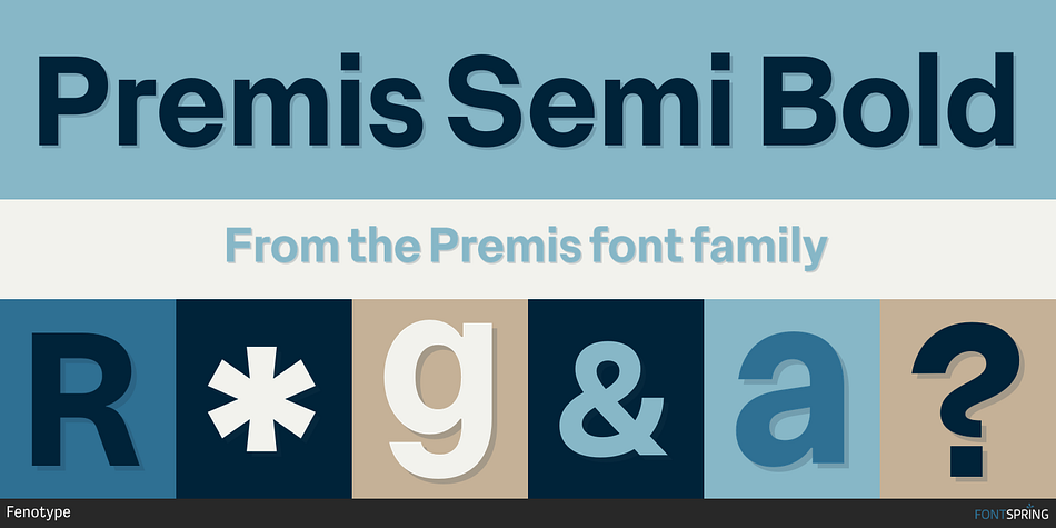 Premis Semi Bold Font