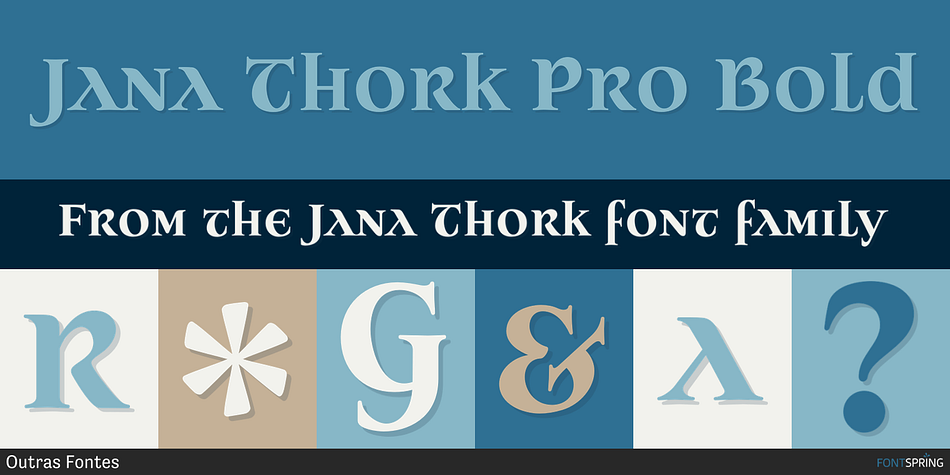 Jana Thork Pro Bold Font